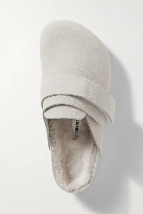 BIRKENSTOCK Tekla Nagoya Shearling-lined Suede Clogs