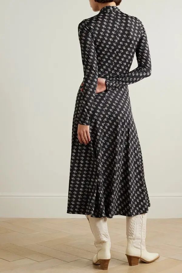 fringed knitted dress RYLEE DRESS