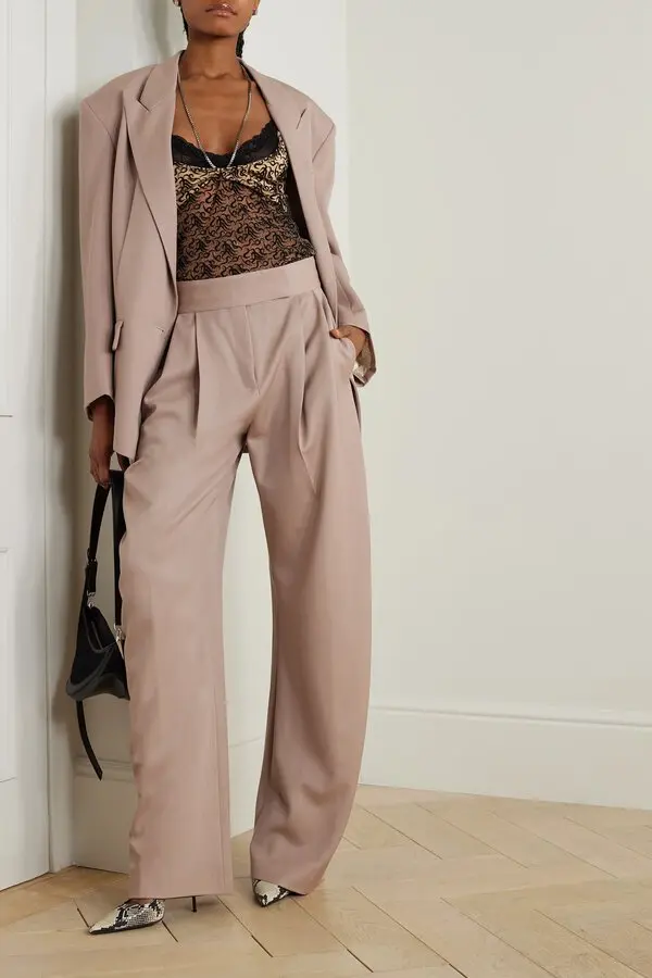 Attico Gary Wool-twill Pants