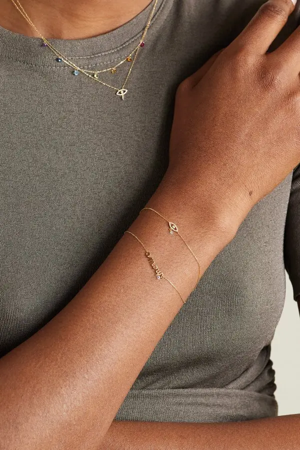 PERSEE Evil Eye Diamond Bracelet