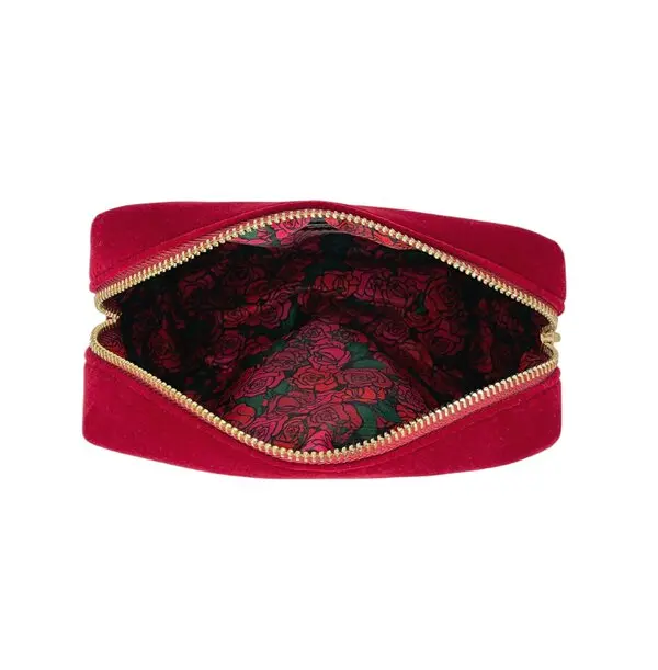 REINA REBELDE Luxe Makeup Bag With Patch