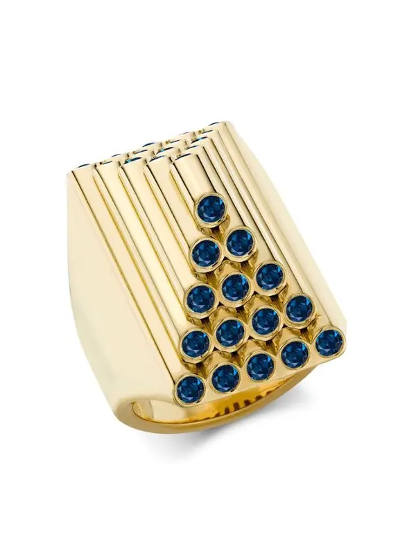 PRAGNELL 18kt Yellow Sapphire Cocktail Ring
