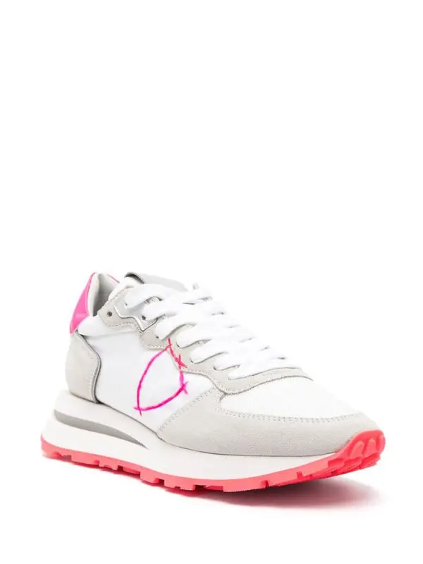 Philippe Model Tropez Haute Lace-up Sneakers - White