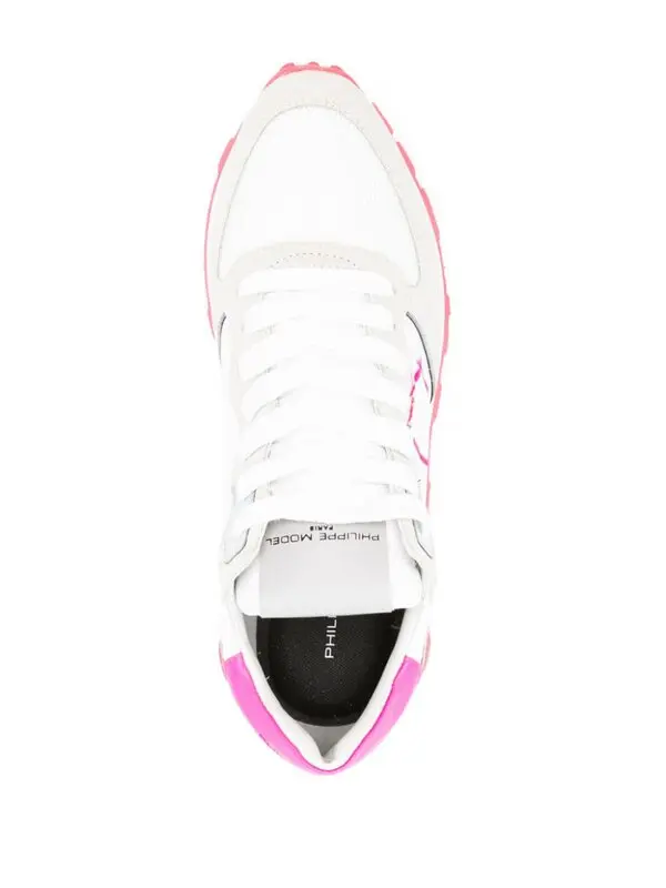 Philippe Model Tropez Haute Lace-up Sneakers - White