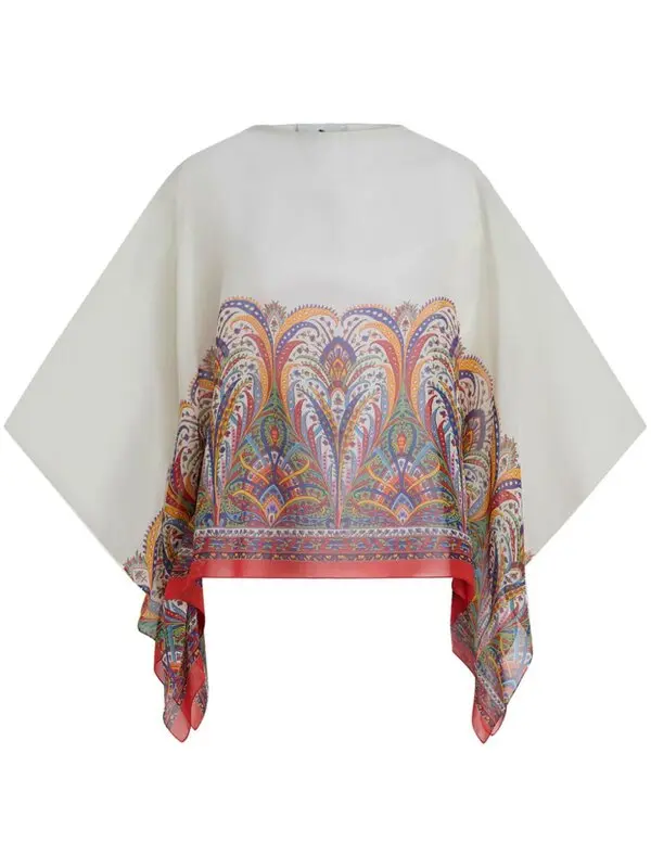 Etro Paisley-print Silk Tunic