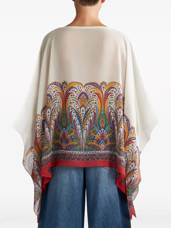 Etro Paisley-print Silk Tunic