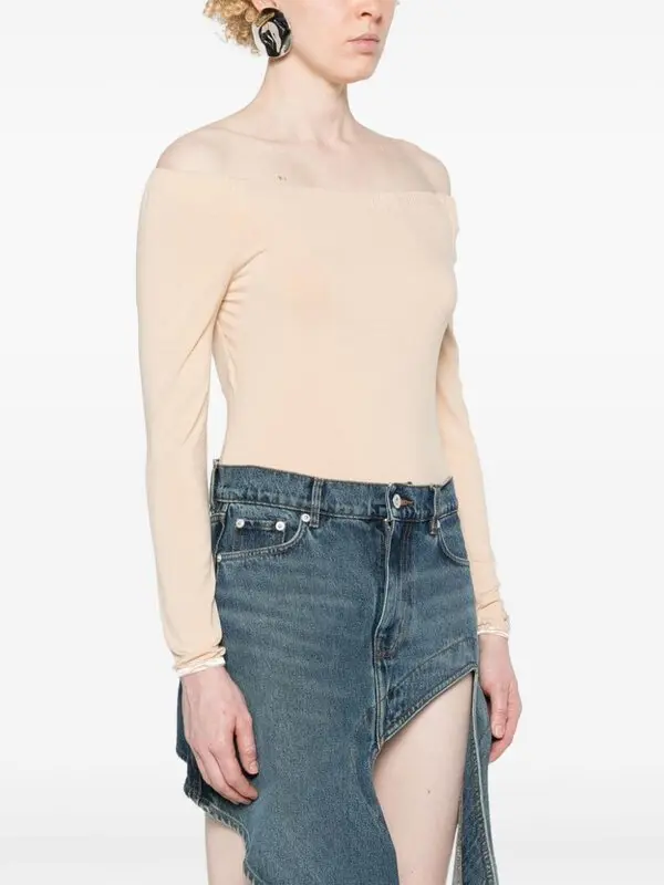 IOANA CIOLACU Off-shoulder Bodysuit - Neutrals