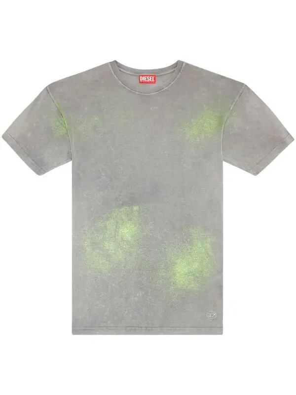 DIESEL® T-buxt Graphic-print T-shirt - Grey