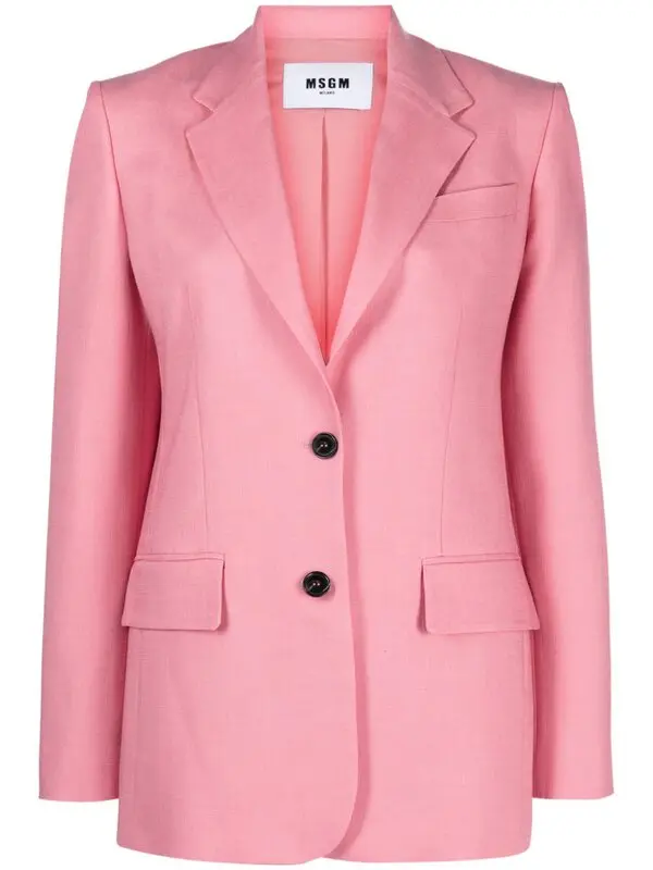 MSGM Notched-lapels Single-breasted Blazer