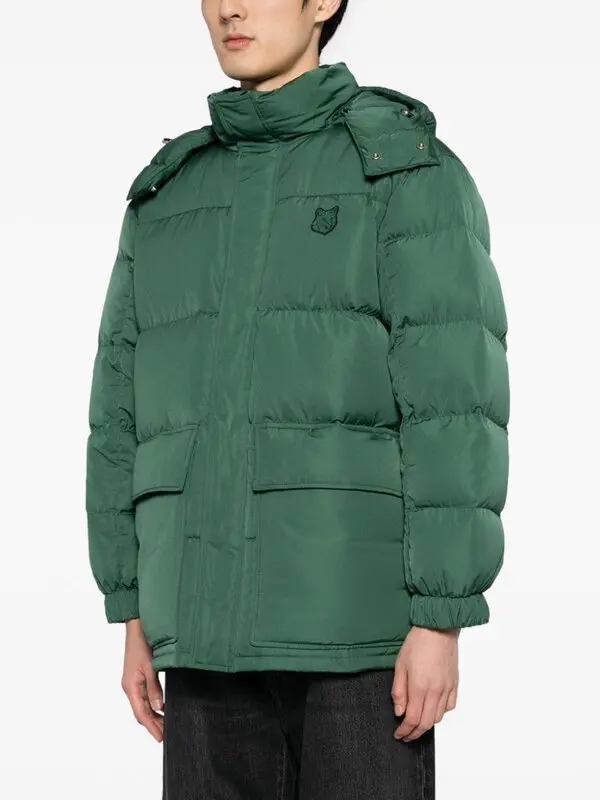 Maison Kitsuné Fox-patch Padded Coat