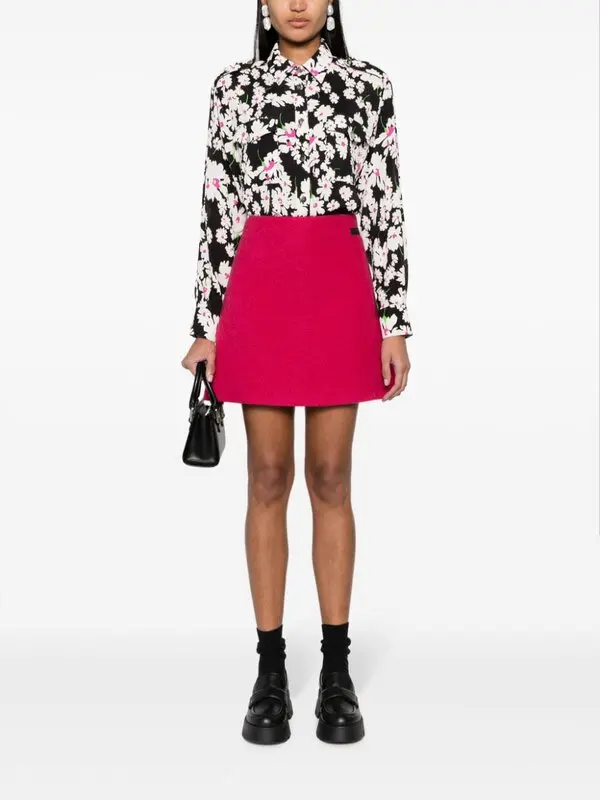MSGM Floral Print Shirt