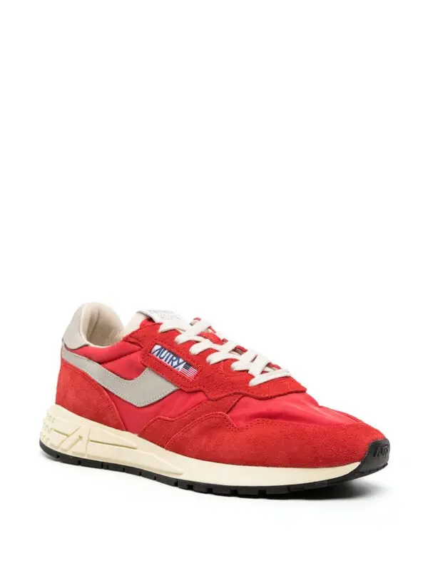 AUTRY Reelwind Suede Sneakers - Red