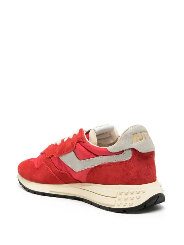 AUTRY Reelwind Suede Sneakers - Red