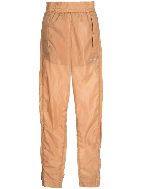 Off-White Logo-print Track Pants - Brown