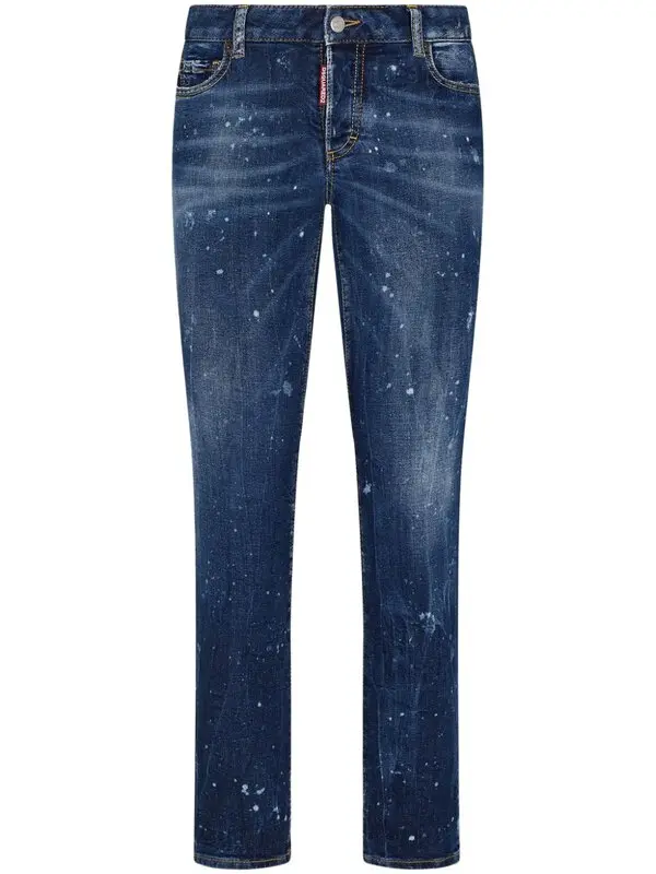 Dsquared2 Paint-splatter Slim Jeans