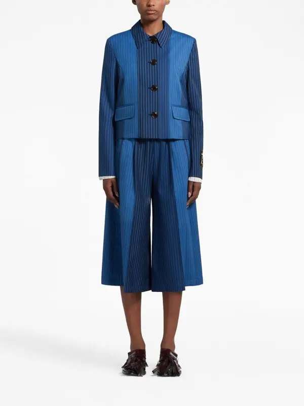 Marni Pinstripe Virgin Wool Jacket