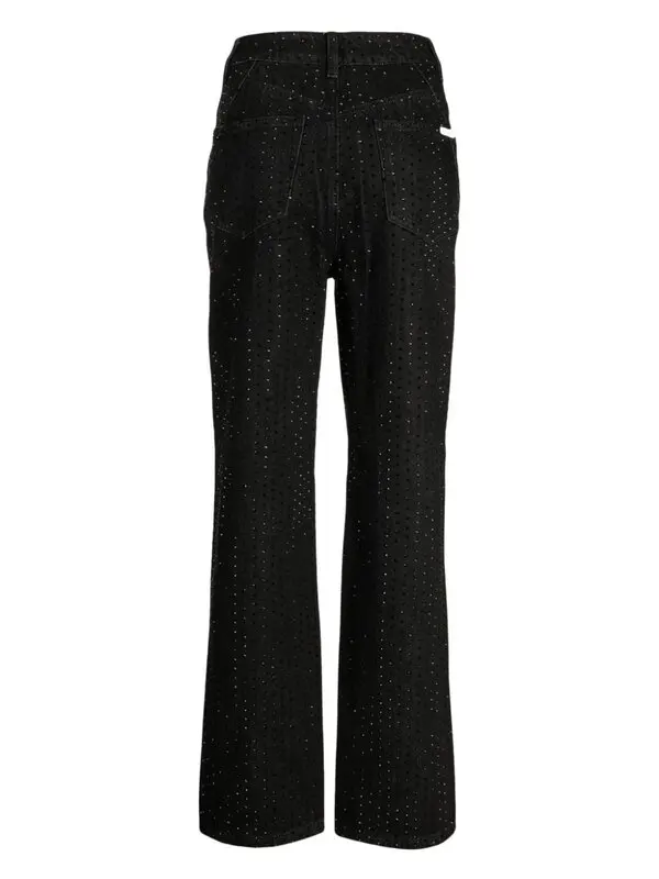 SELF-PORTRAIT Embellished Flared Jeans