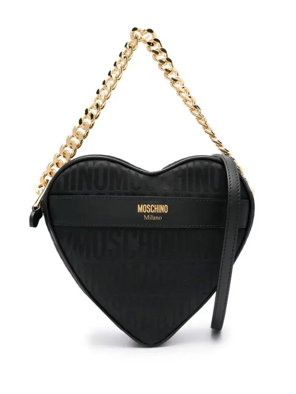 Moschino Monogram-print Leather Tote Bag