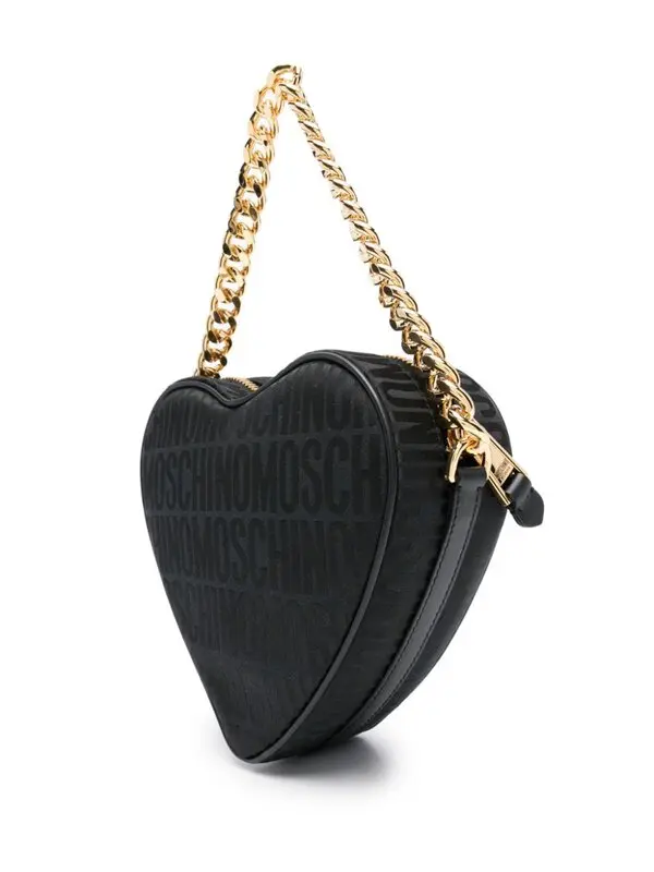 Moschino Monogram-print Leather Tote Bag