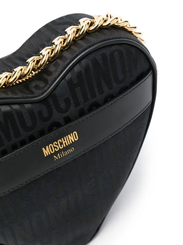 Moschino Monogram-print Leather Tote Bag