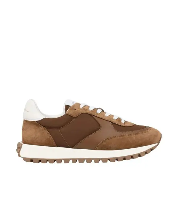 GIANVITO ROSSI Panelled Sneakers - Brown
