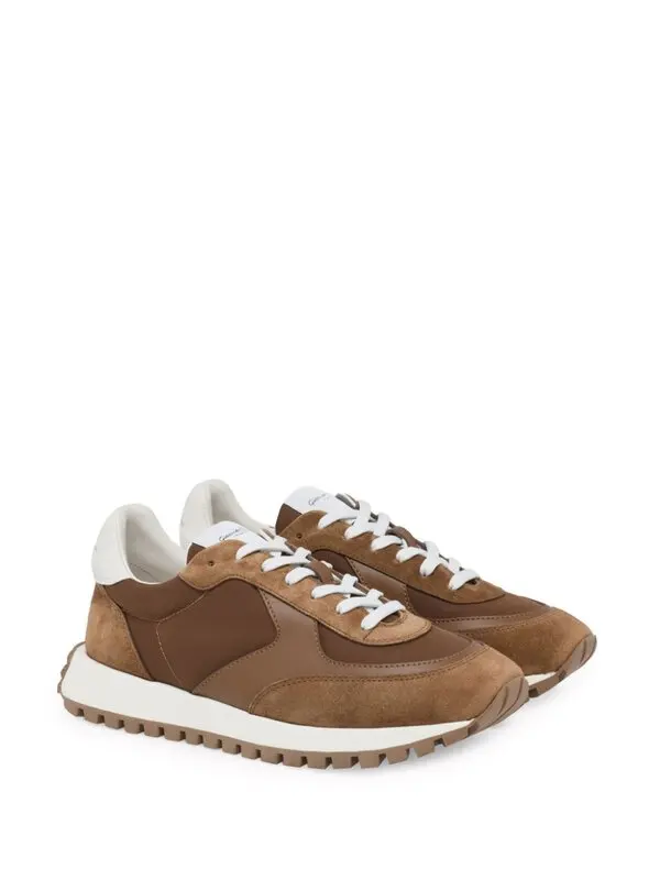 GIANVITO ROSSI Panelled Sneakers - Brown