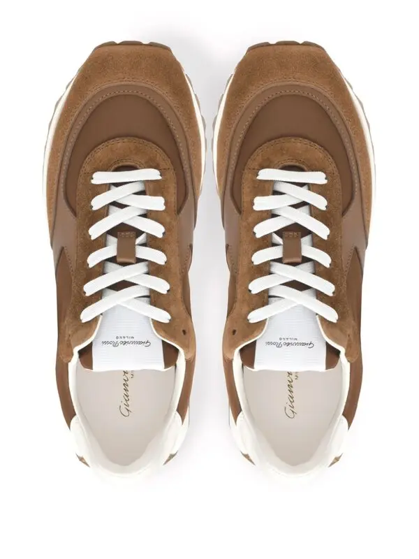 GIANVITO ROSSI Panelled Sneakers - Brown