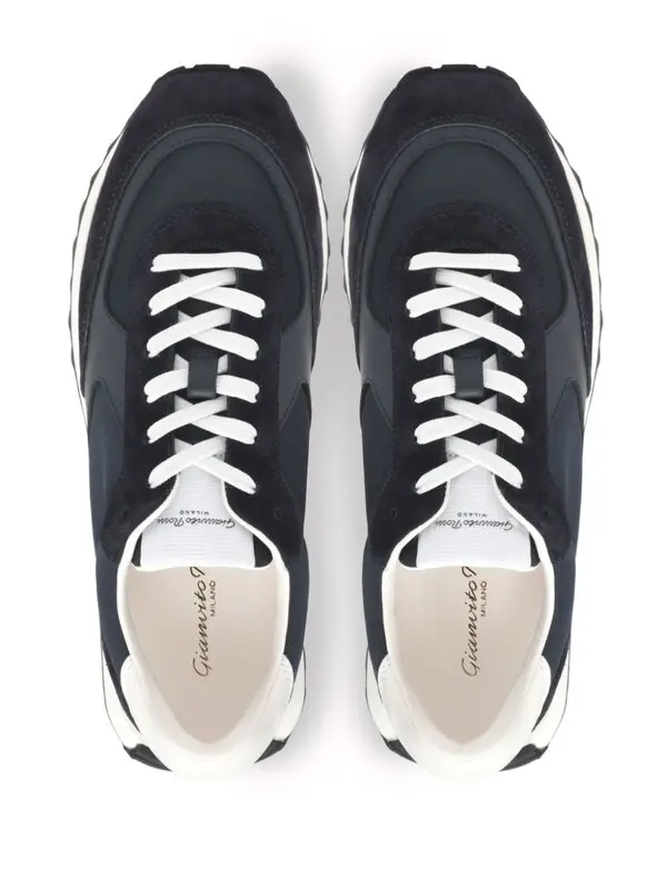 GIANVITO ROSSI Panelled Sneakers - Blue