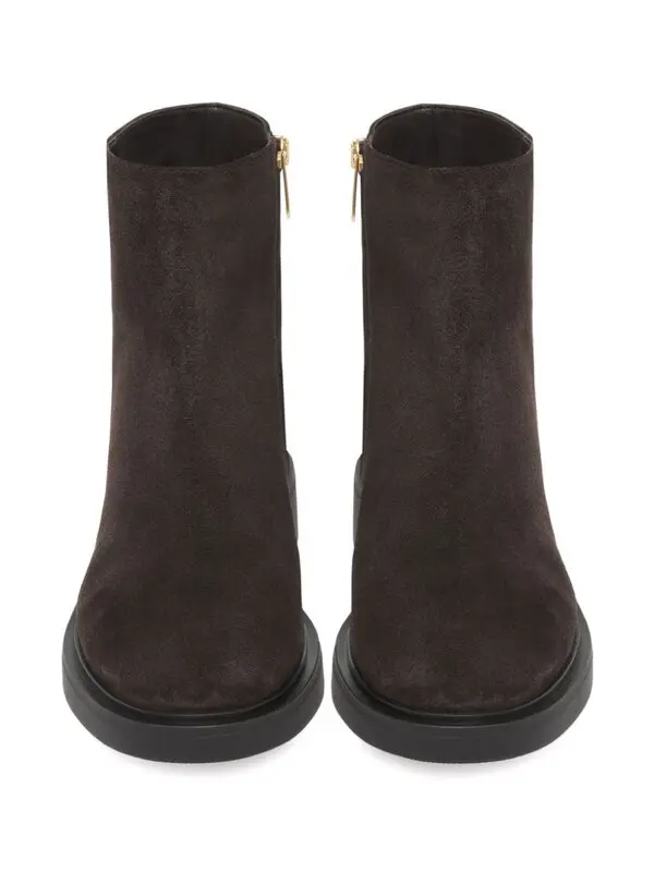 GIANVITO ROSSI Lexington Suede Boots - Brown