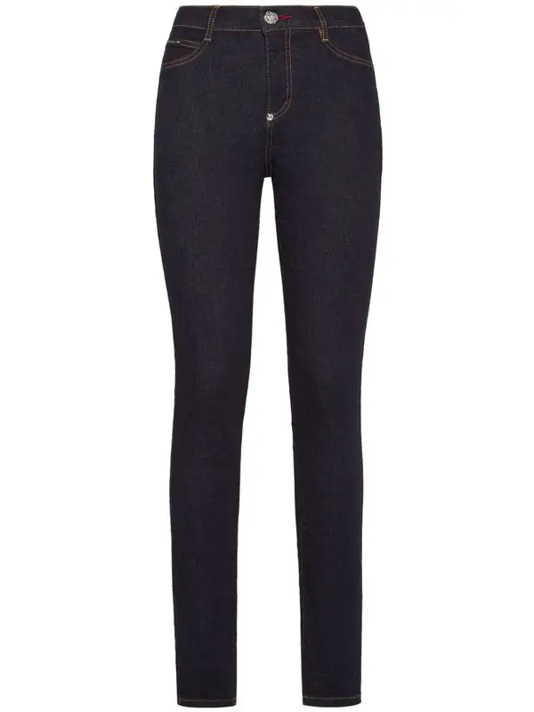 Philipp Plein Logo-plaque Skinny Jeans - Black
