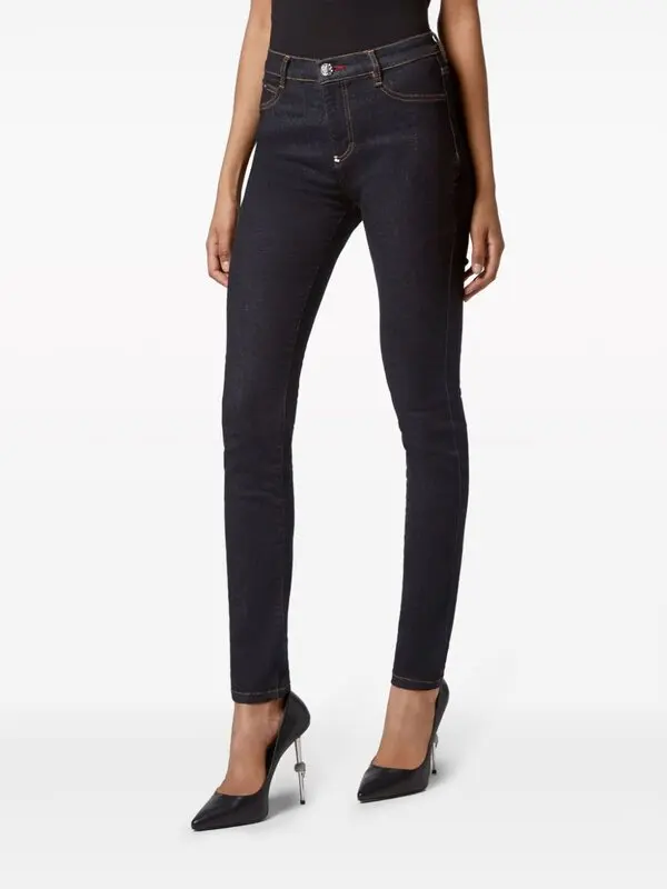 Philipp Plein Logo-plaque Skinny Jeans - Black