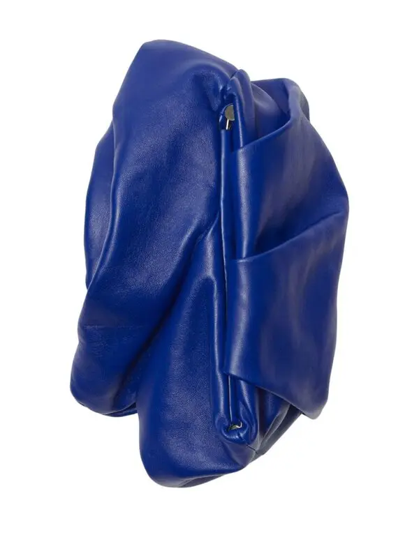 Burberry Rose Leather Clutch - Blue