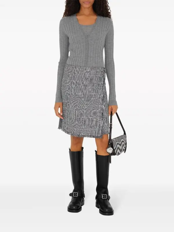 Burberry Intarsia Logo Cashmere Vest