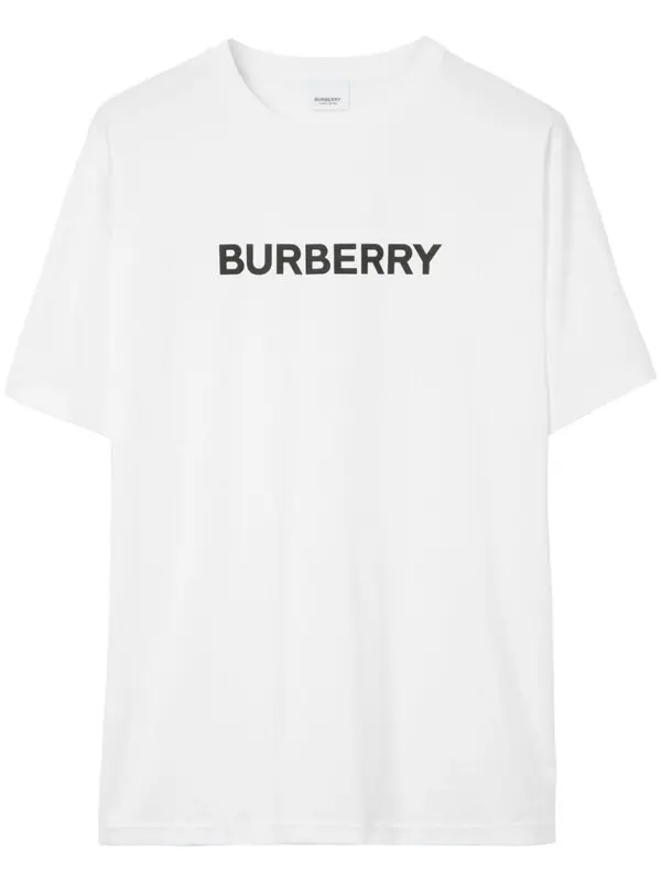 Burberry Logo-print Cotton T-shirt - White