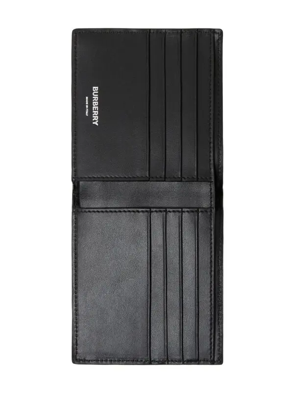 Burberry Vintage Check Bifold Leather Wallet - Neutrals