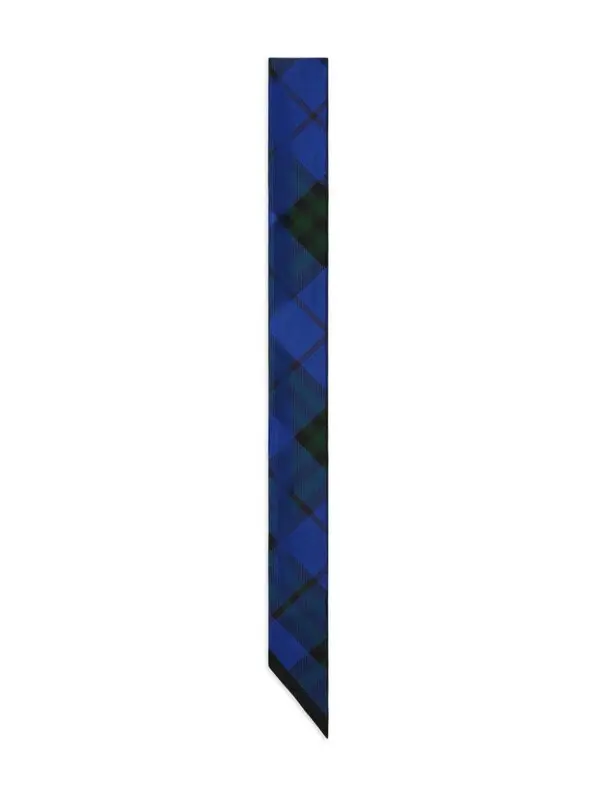 Burberry Checked Silk Scarf