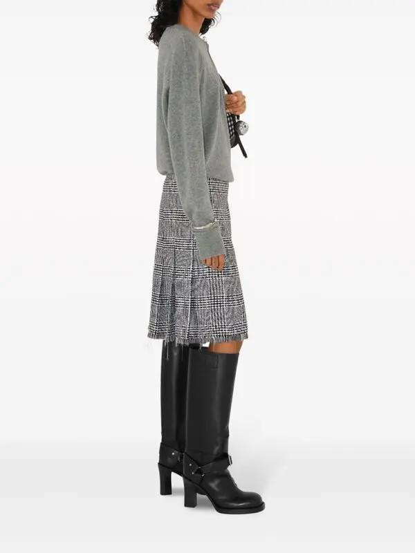 Burberry Equestrian Knight Embroidered Jumper - Grey