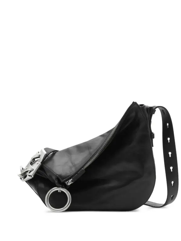 Burberry Small Leather Shoulder Bag - Black