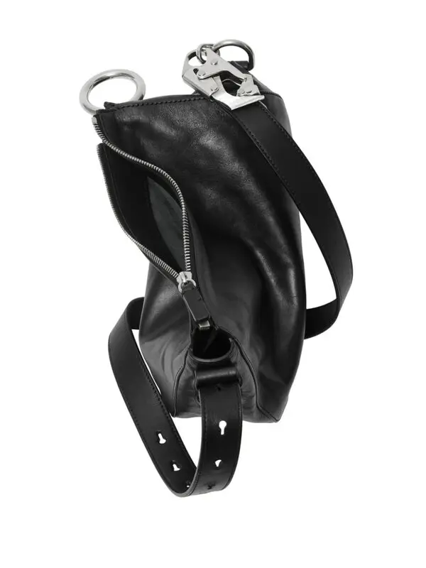Burberry Small Leather Shoulder Bag - Black