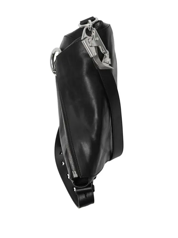 Burberry Small Leather Shoulder Bag - Black
