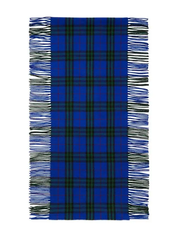 Burberry Check-pattern Cashmere Scarf