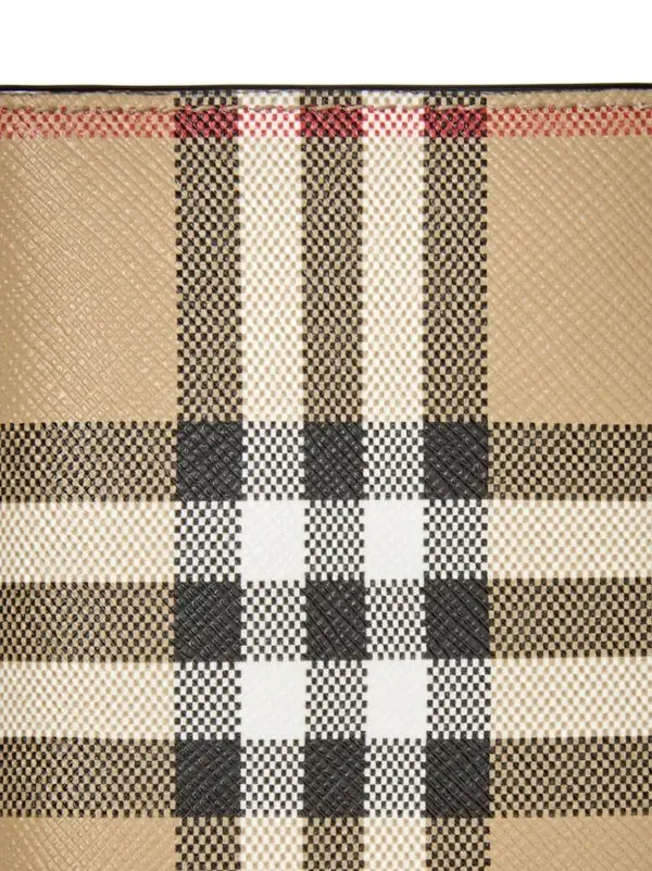 Burberry Vintage Check Leather Wallet