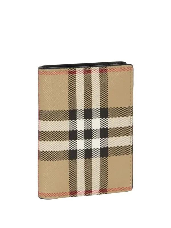Burberry Vintage Check Leather Wallet