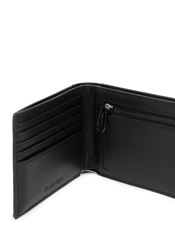 Calvin Klein Logo-plaque Bi-fold Leather Wallet