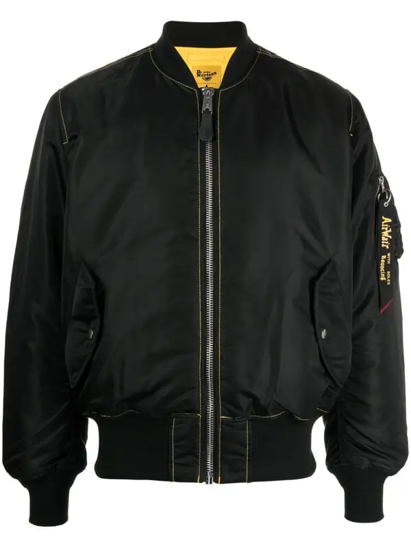 Dr. Martens X Alpha Industries Ma-1 Bomber Jacket In Black - 60