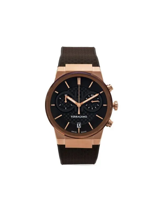 FERRAGAMO Sapphire Chronograph 41mm - Brown