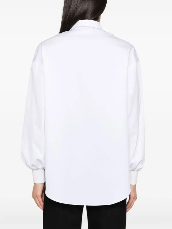 Alexander McQueen Crystal-embellished Cotton Shirt
