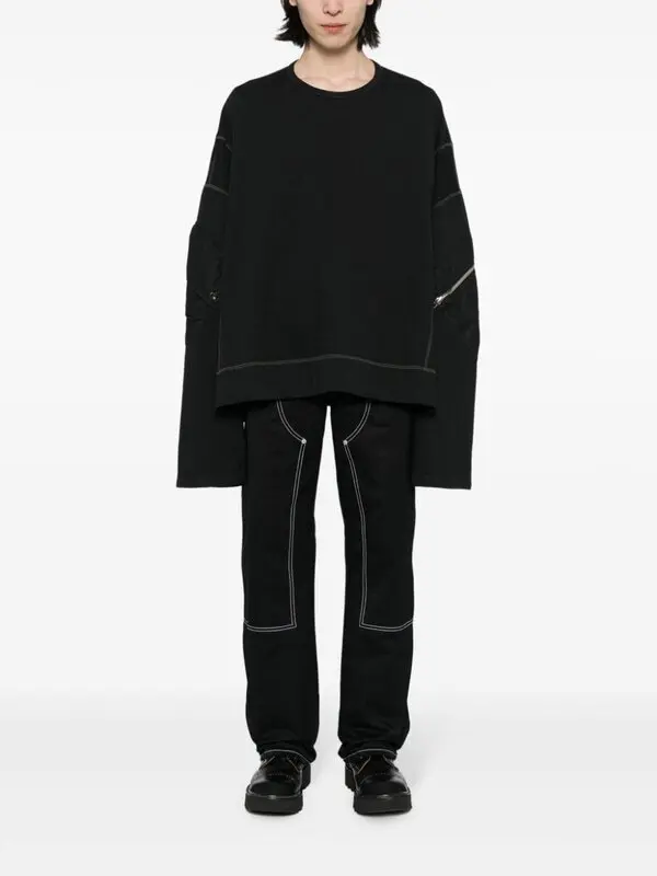 NICOLAS ANDREAS TARALIS Oversized Cotton Sweatshirt