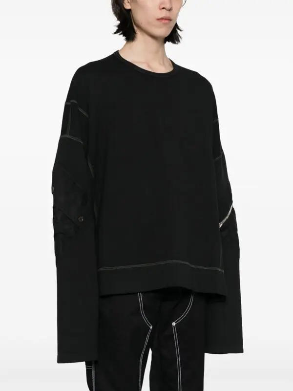 NICOLAS ANDREAS TARALIS Oversized Cotton Sweatshirt