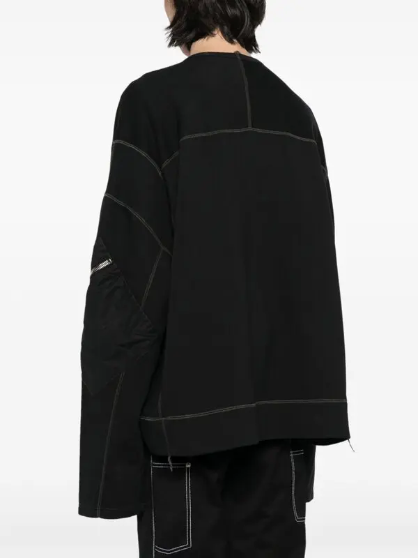 NICOLAS ANDREAS TARALIS Oversized Cotton Sweatshirt